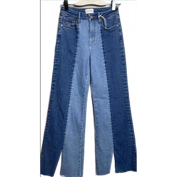 DRIFTWOOD | Jeans | New Driftwood Split Hem Two Tone Pant In Medium ...